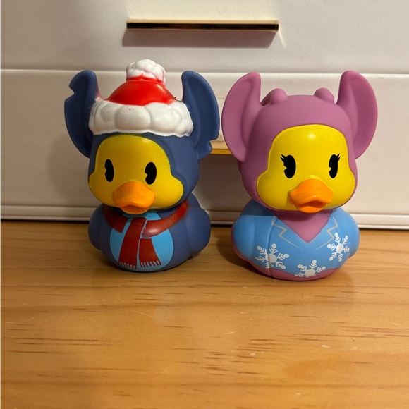 Disney | Toys | Disney Holiday Stitch And Angel Duck Set | Poshmark